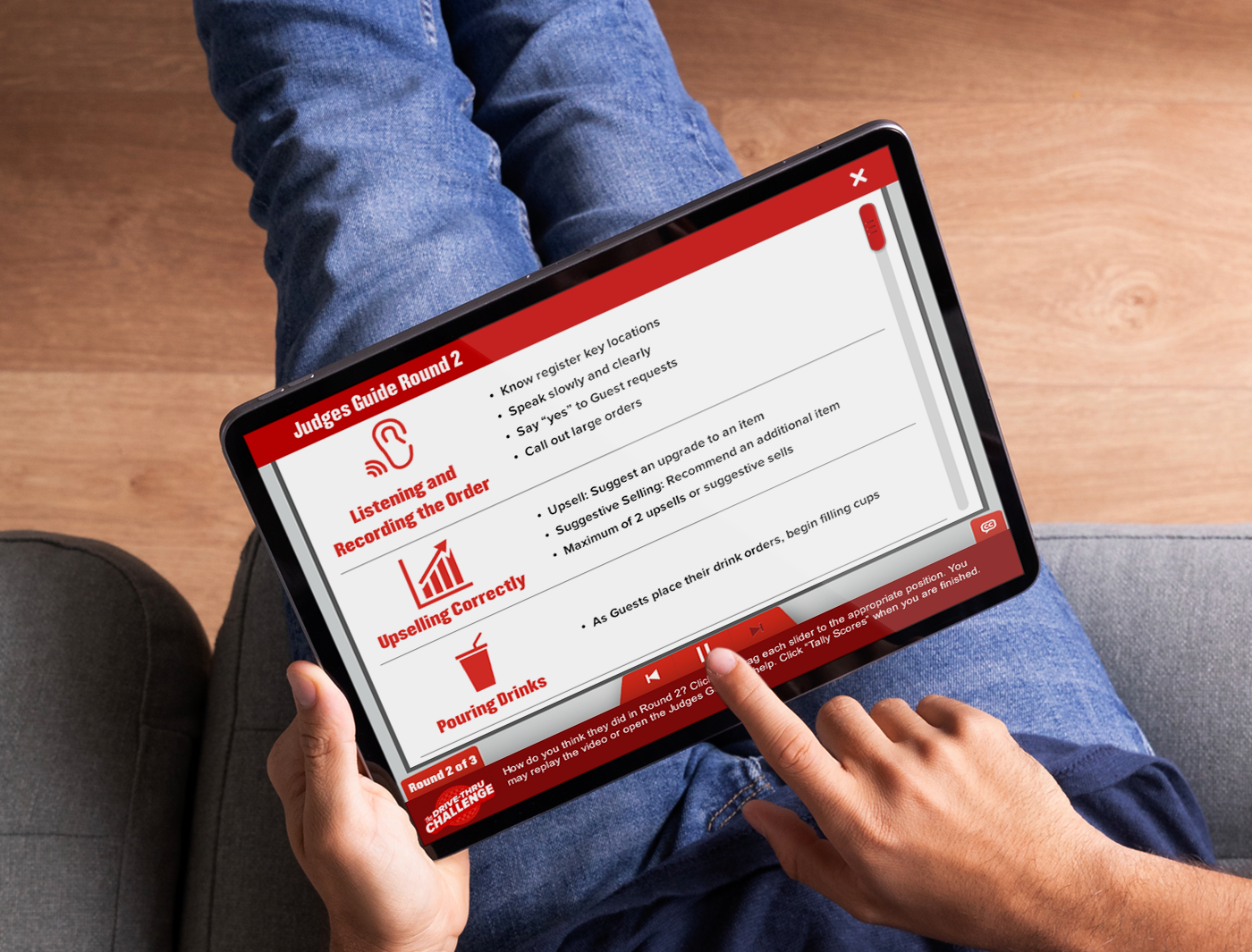 Drive Through Challenge Training Program for Checkers & Rally's