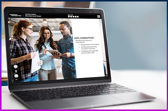 Anti Corruption & Compliance Training Program For Wyndham Destinations